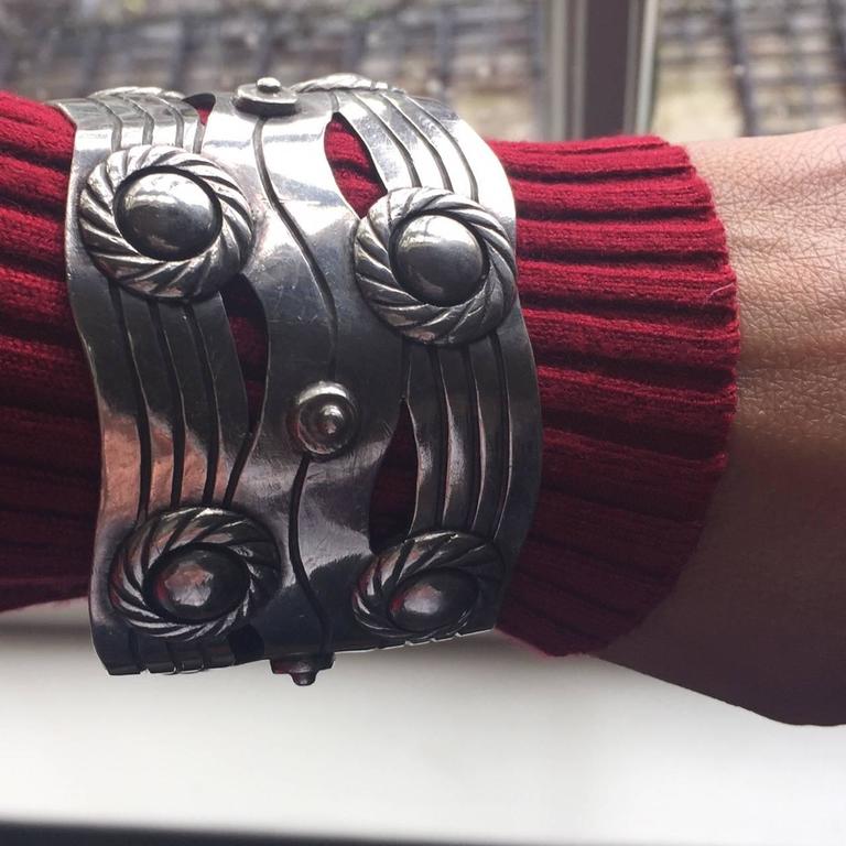 William Spratling 980 Silver River of Life Cuff Bracelet at 1stDibs ...