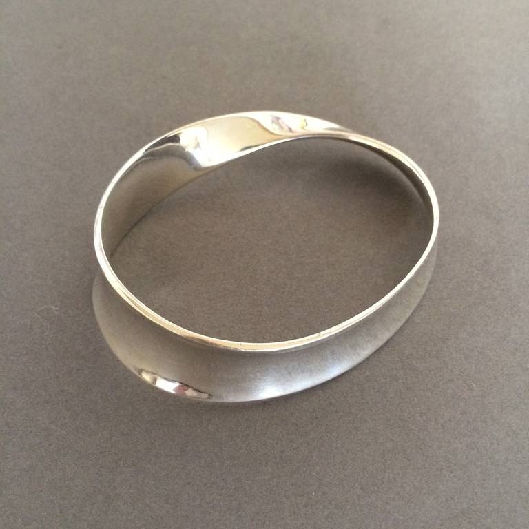 Georg Jensen "Mobius" Bangle, No. 206 by Vivianna Torun at 1stDibs
