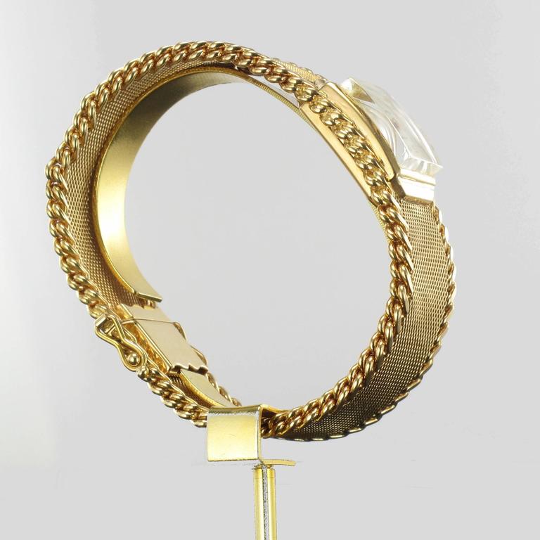 Flamor Ladies Yellow Gold Manual Wind Wristwatch For Sale at 1stDibs ...