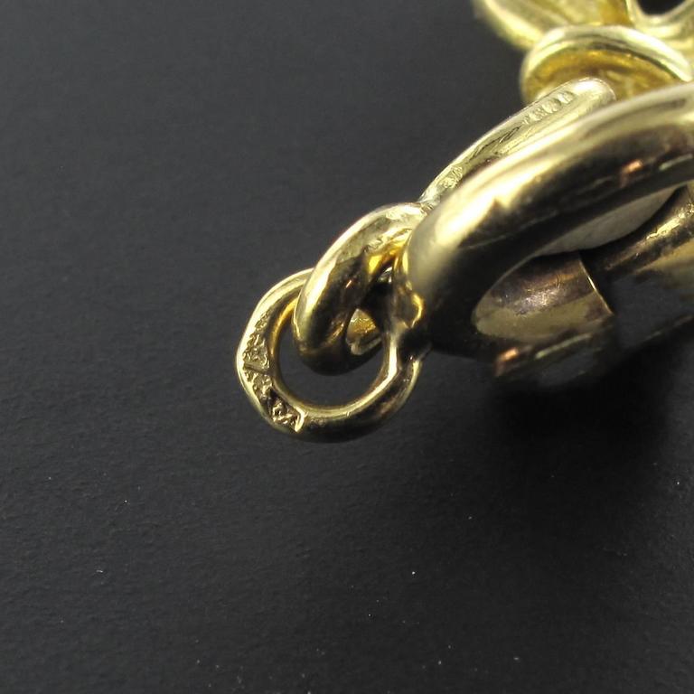 1900s Antique 18 Karat Gold Round Link Chain Necklace For Sale at ...