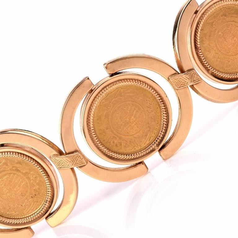 Middle Eastern Gold Coin Bracelet at 1stDibs | middle east gold coins ...