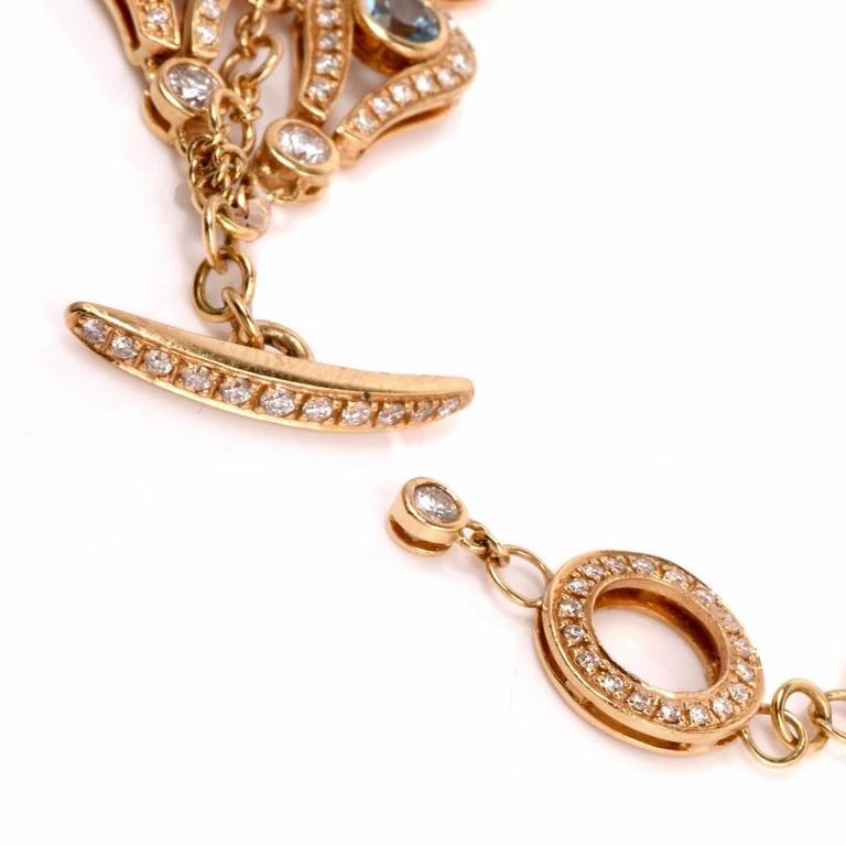 Di Modolo Milano Fiamma Multi Stone Gold Bracelet For Sale at 1stDibs