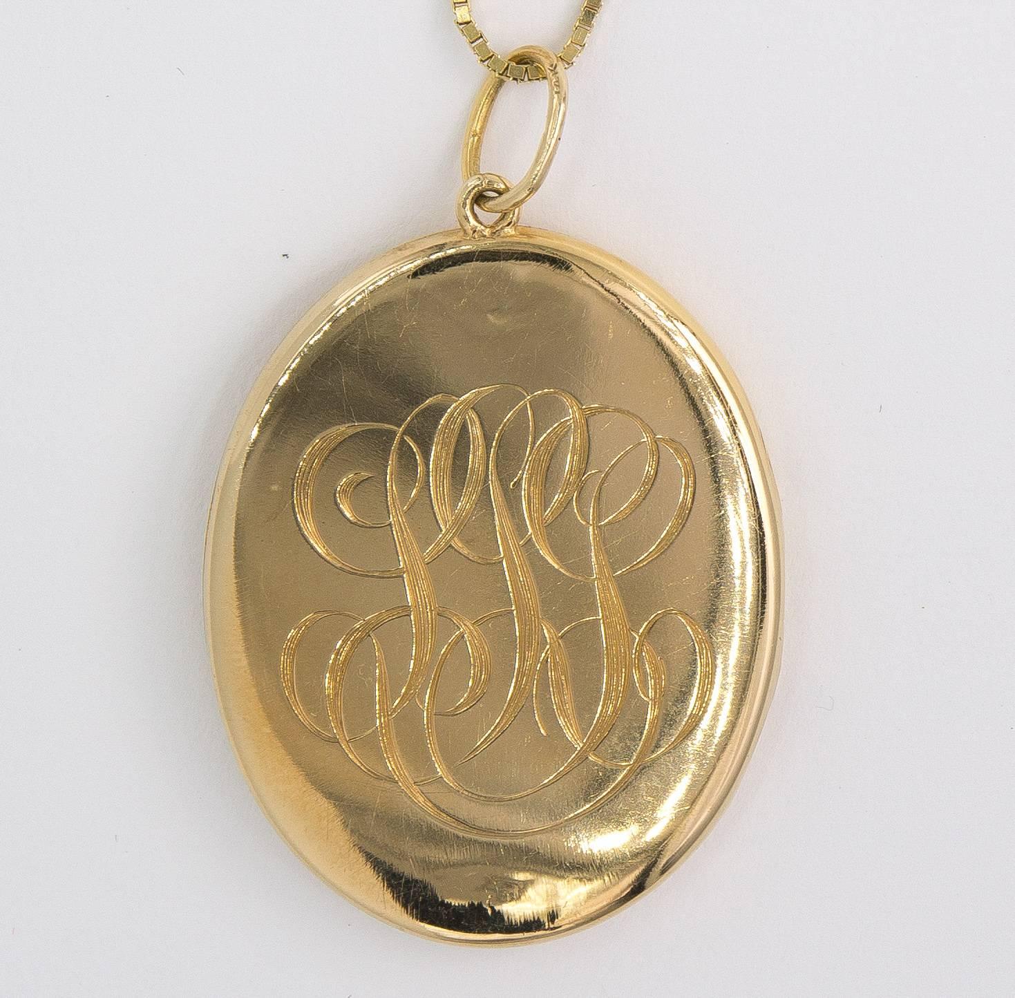 Victorian Locket and Chain at 1stDibs