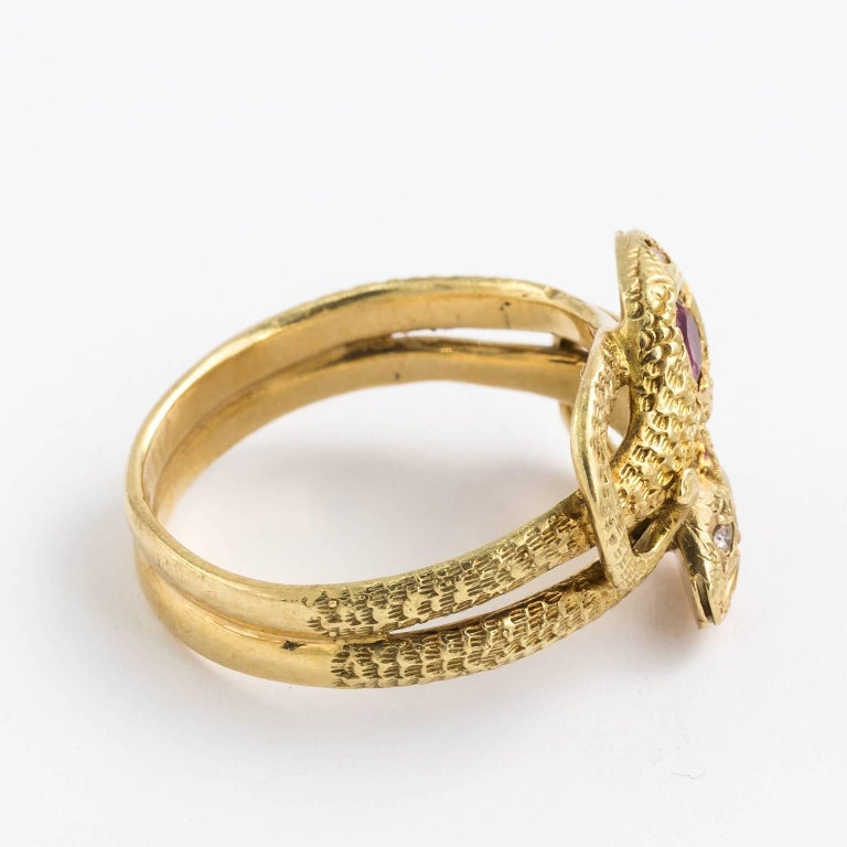 Victorian Serpent Ring at 1stDibs