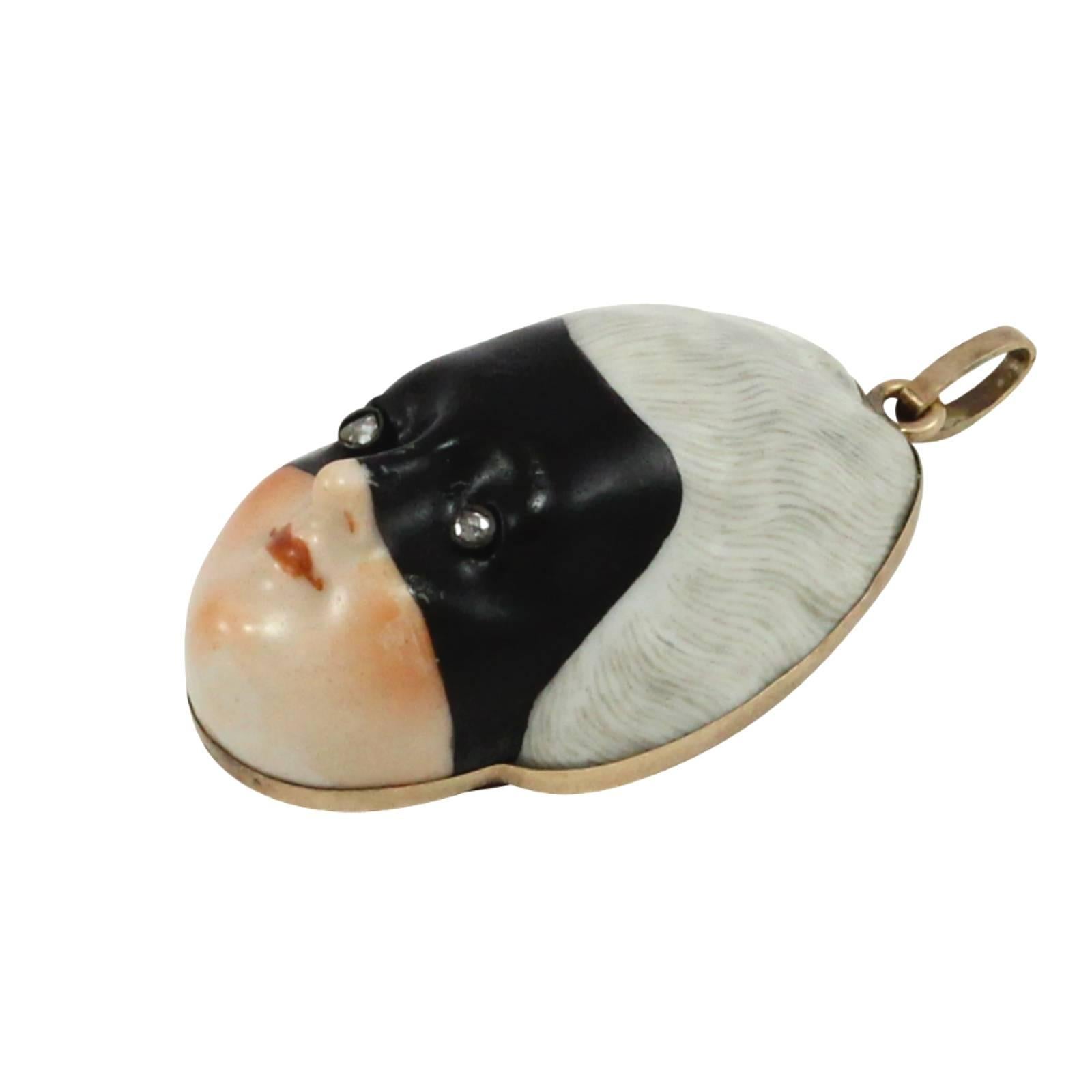 18th Century Masked Lady Patch Box Pendant at 1stDibs | 18th century ...