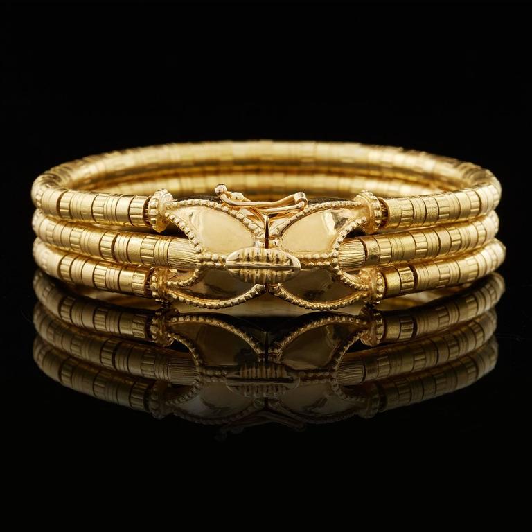 Lalaounis Helen of Troy Gold Bracelet at 1stDibs