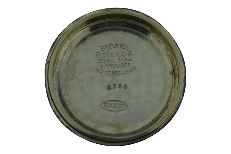 Rolex Stainless Steel Oyster Perpetual Bubble Back Wristwatch Ref 2764 ...