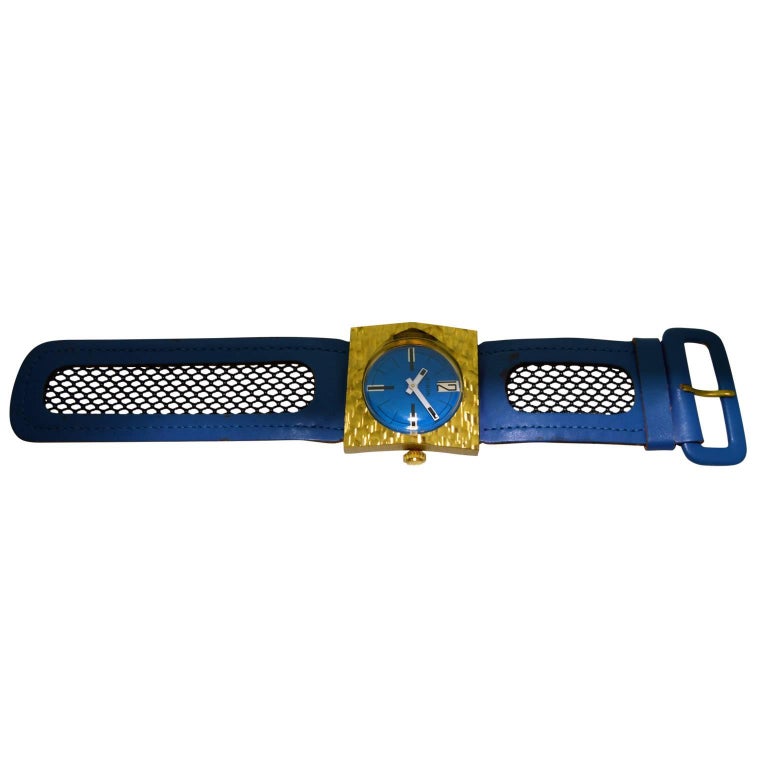 Sibon Gilt Bronze Prototype Manual Wind Watch, circa 1970 or 80's One ...