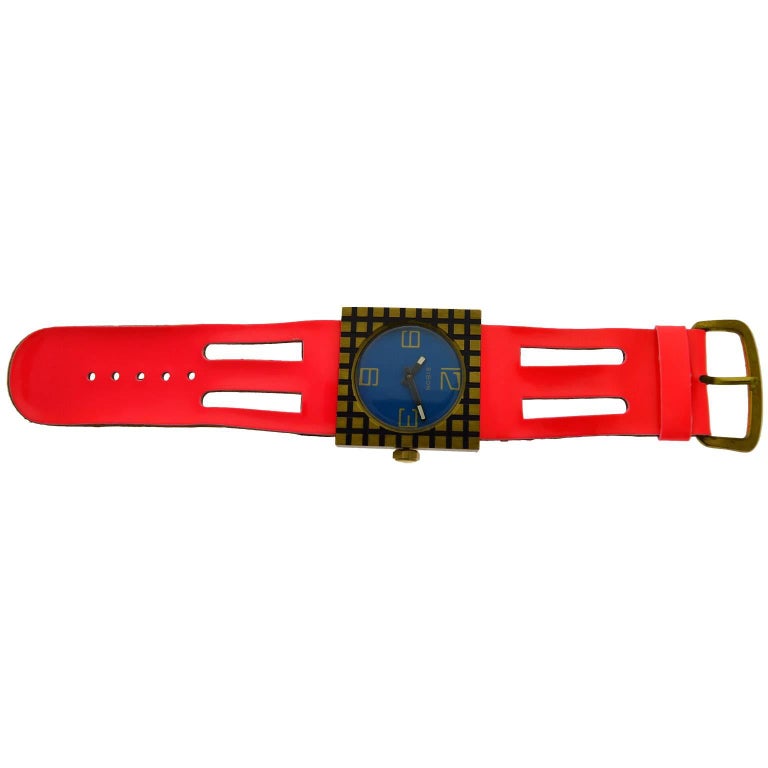 Sibon Gilt Bronze Prototype Manual Wind Watch, circa 1970 or 80's One ...