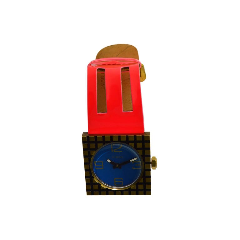 Sibon Gilt Bronze Prototype Manual Wind Watch, circa 1970 or 80's One ...