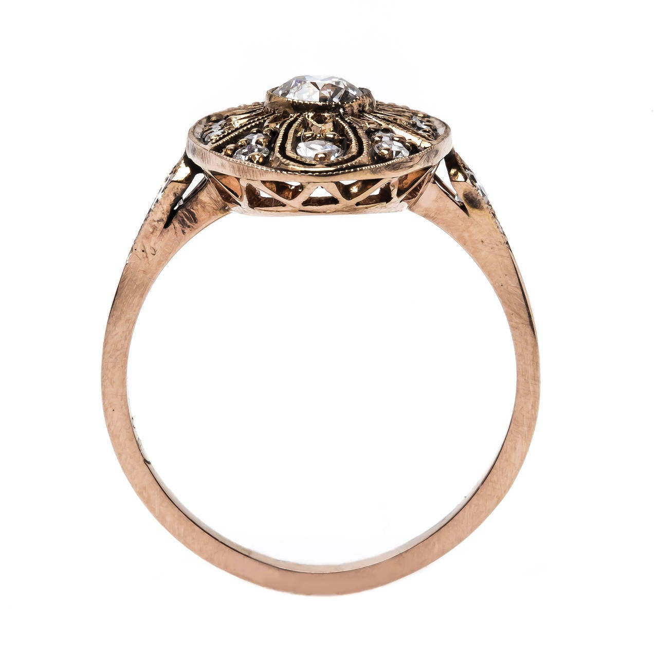 Trumpet and Horn Peachtree Gold Ring For Sale at 1stDibs | trumpet and ...