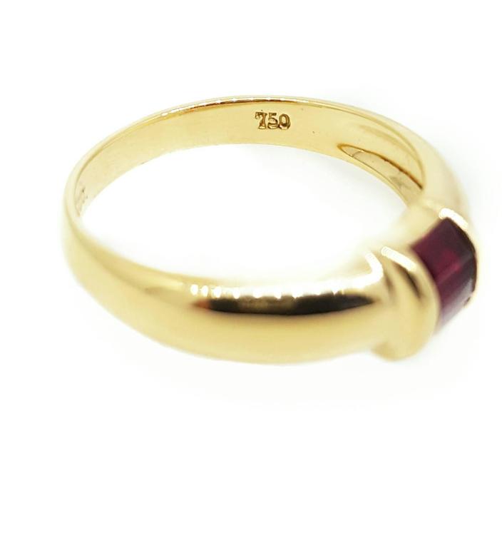 Tiffany and Co. Ruby Gold Ring at 1stDibs