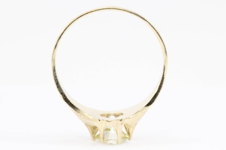Victorian Gold 1.2 Carat Belcher Mount Old European Cut Diamond Ring at ...