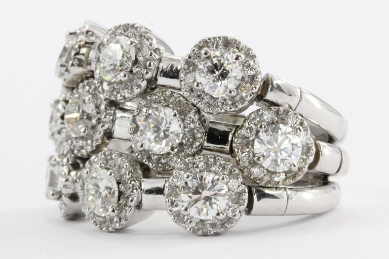 Sonia Bitton Diamond Gold Flex Ring at 1stDibs | sonia bitton flex ring ...