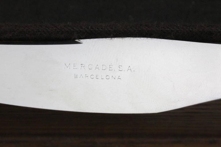 A Spanish silver Art Deco flatware service, Jaume Mercade, Barcelona ...