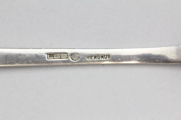 A Spanish silver Art Deco flatware service, Jaume Mercade, Barcelona ...