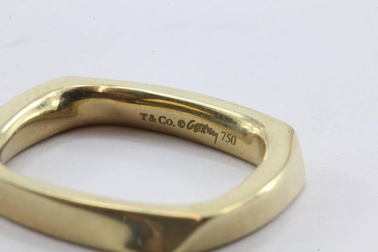 Tiffany and Co. Frank Gehry Set of 3 Two Color Gold Torque Band Rings ...