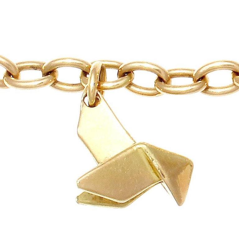Cartier Gold Charm Bracelet at 1stDibs | cartier charm bracelet ...