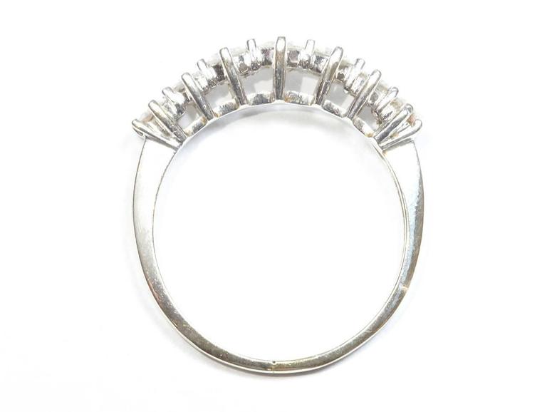 Seven Diamond Gold Ring For Sale at 1stDibs