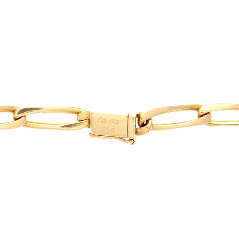 Cartier Diamond Gold Necklace at 1stDibs