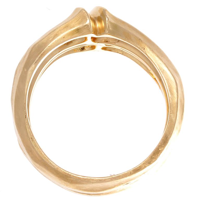 Cartier Bamboo Gold Ring at 1stDibs