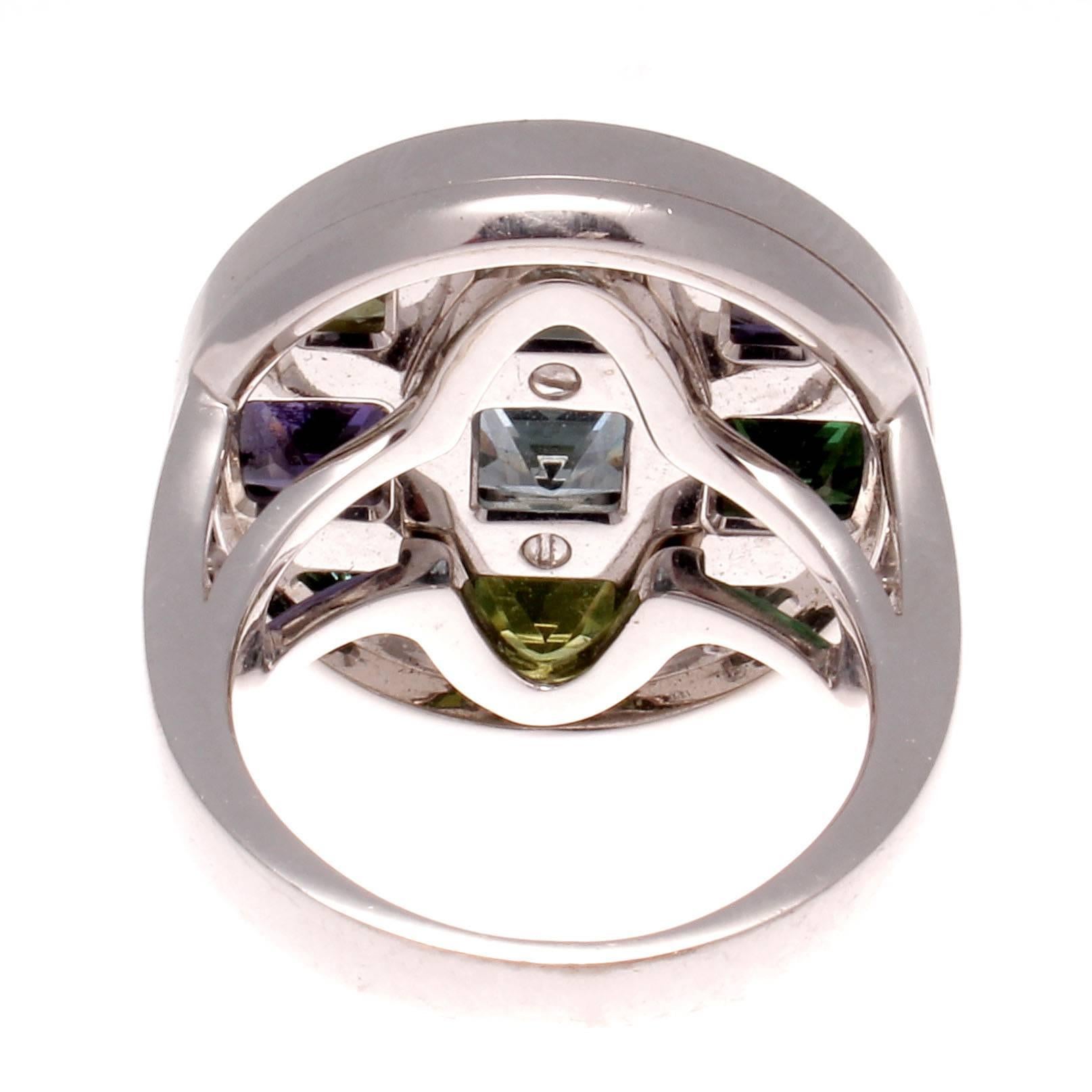 Cartier Colorful Pasha Diamond Gold Ring For Sale at 1stDibs | cartier ...