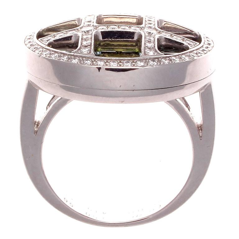 Cartier Colorful Pasha Diamond Gold Ring For Sale at 1stDibs | cartier ...