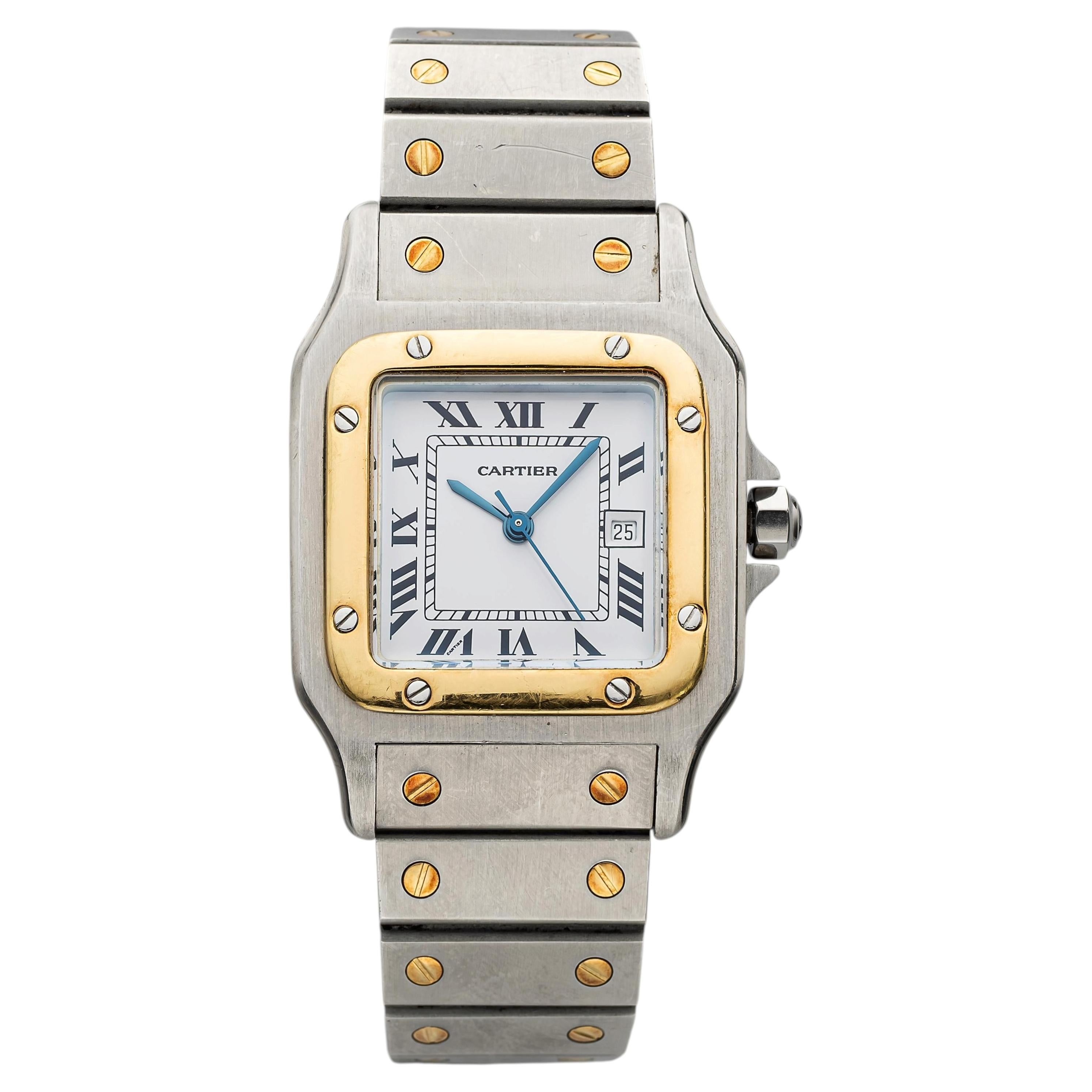 Vintage Cartier Santos 2966 Automatic 25mm Watch Santos de Cartier Octo ...