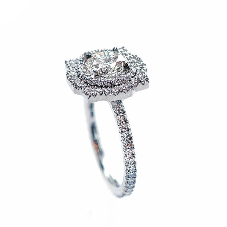 Forevermark Round Brilliant Diamond Ring For Sale at 1stDibs