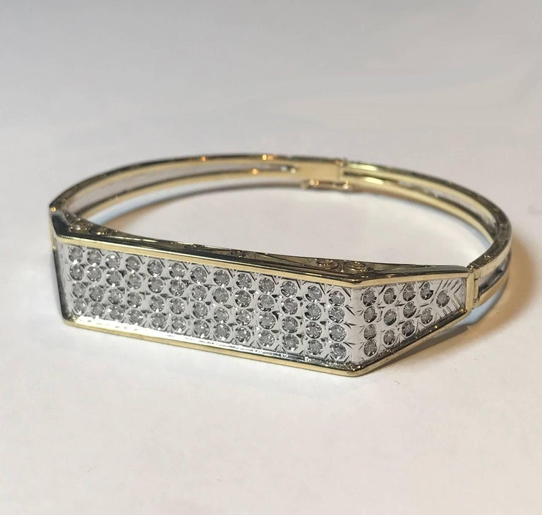 Diamond Bangle For Sale at 1stDibs