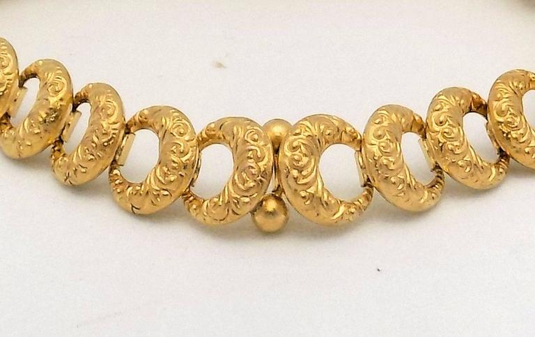 Antique Gold and Diamond Bracelet by Krementz For Sale at 1stDibs ...