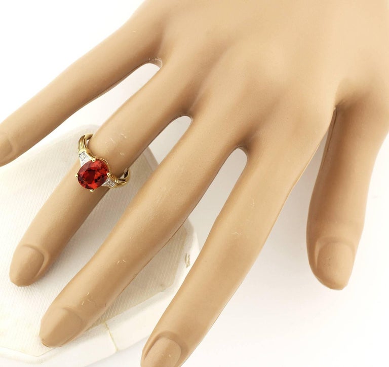 1.6 Carat Andesine Labradorite 10Kt Yellow Gold Dinner Ring at 1stDibs ...