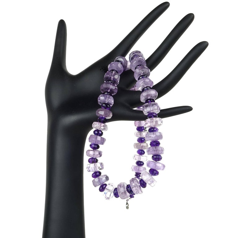 Gemjunky Sparkling Amethyst in Two Sizes Necklace February Birthstone ...