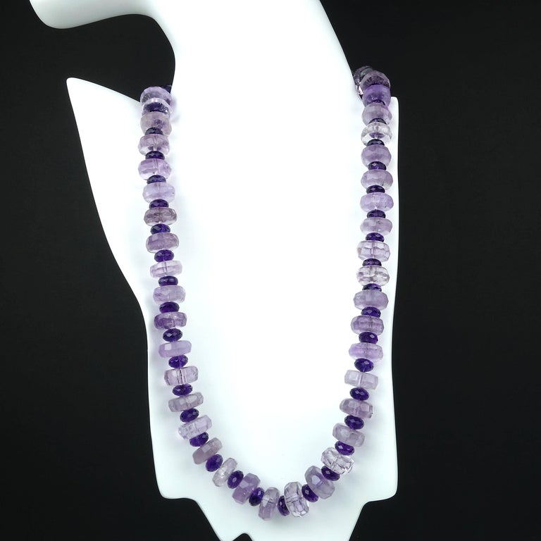 Gemjunky Sparkling Amethyst in Two Sizes Necklace February Birthstone ...