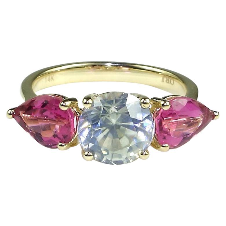 Tourmalinated Quartz Cabochon in Sterling Silver Ring at 1stDibs ...