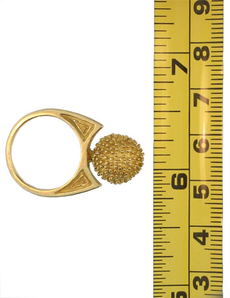 Lucas Designer Gold Ring For Sale at 1stDibs