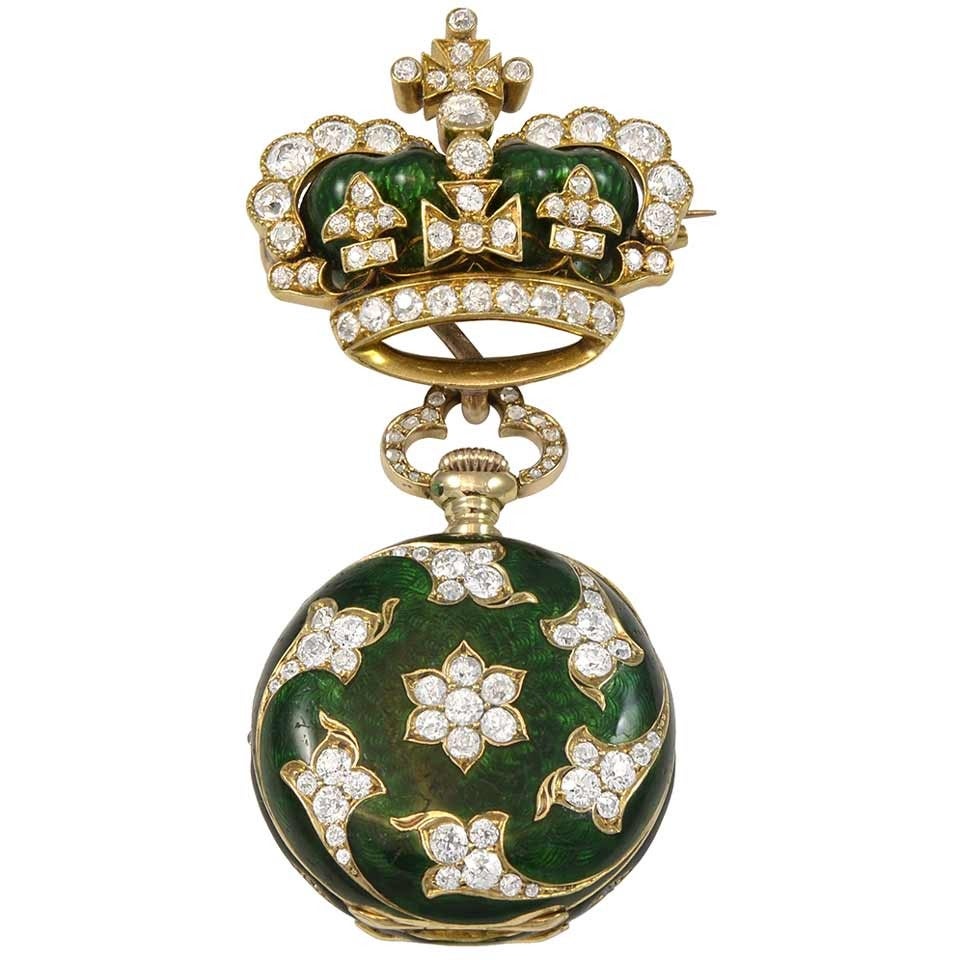 Vintage Banner 7 Jewel Swiss Watch Pin/Brooch, Skeleton Feature For ...