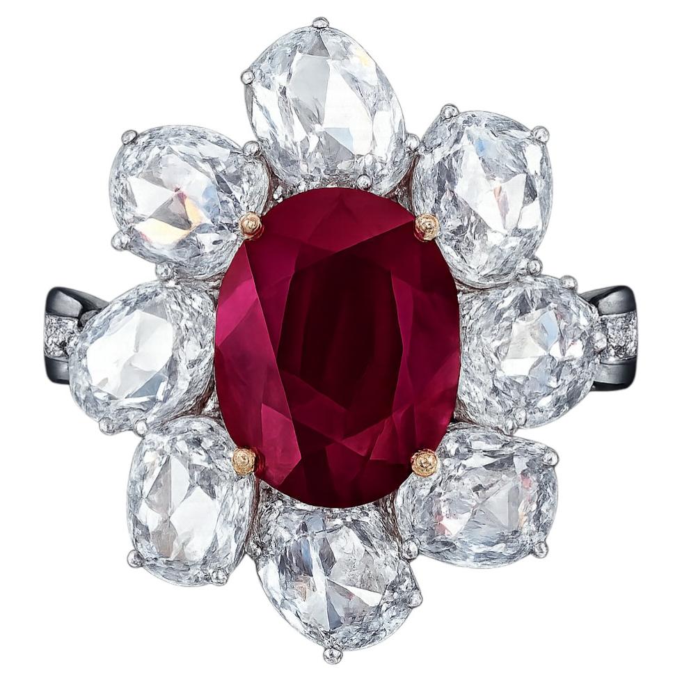Scarlet Crown - Natural Burma Ruby Vivid Red Pigeon's Blood GRS ...