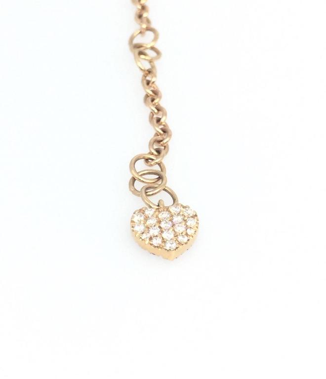 Crivelli Diamond Pave Gold Flower Pendant Necklace at 1stDibs
