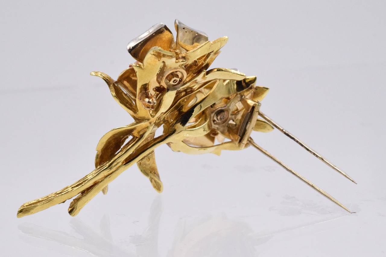 Karbra Golden Topaz Brooch For Sale at 1stdibs
