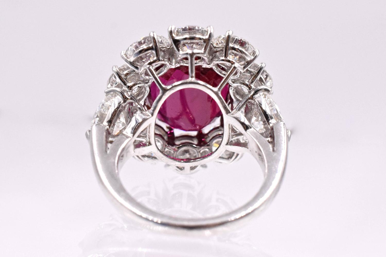 GRAFF 9.44 carat Ruby Diamond Ring For Sale at 1stdibs
