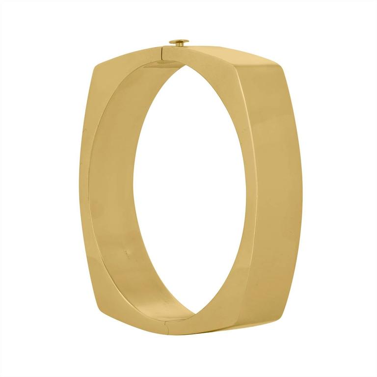 Solid Gold Bangle Bracelet at 1stDibs | solid gold bangles