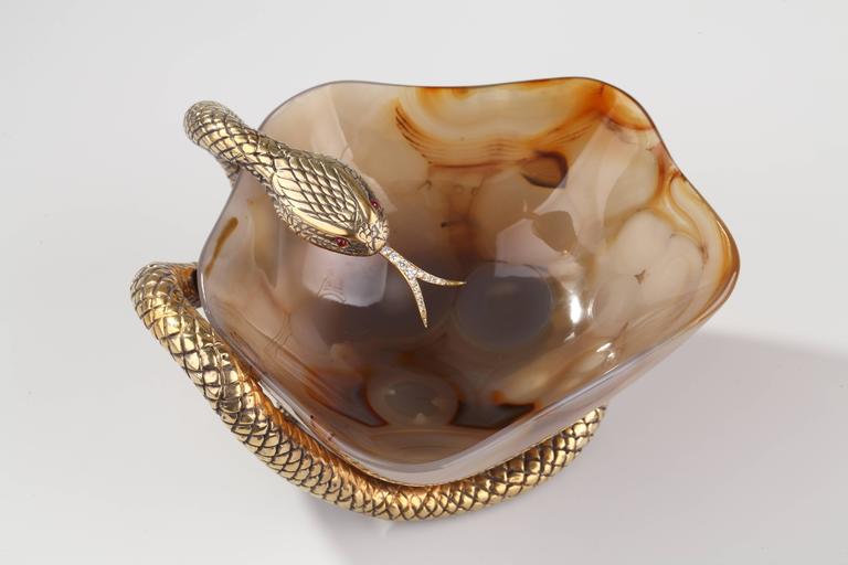 Mellerio Paris Agate Bowl at 1stDibs