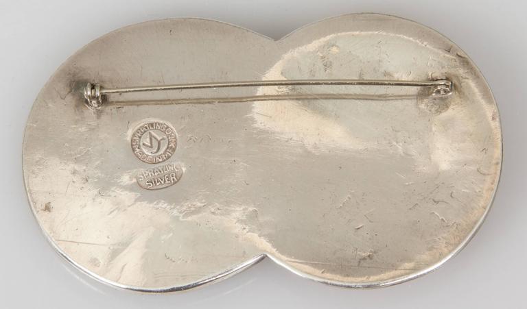 Spratling Sun and Moon Brooch For Sale at 1stDibs