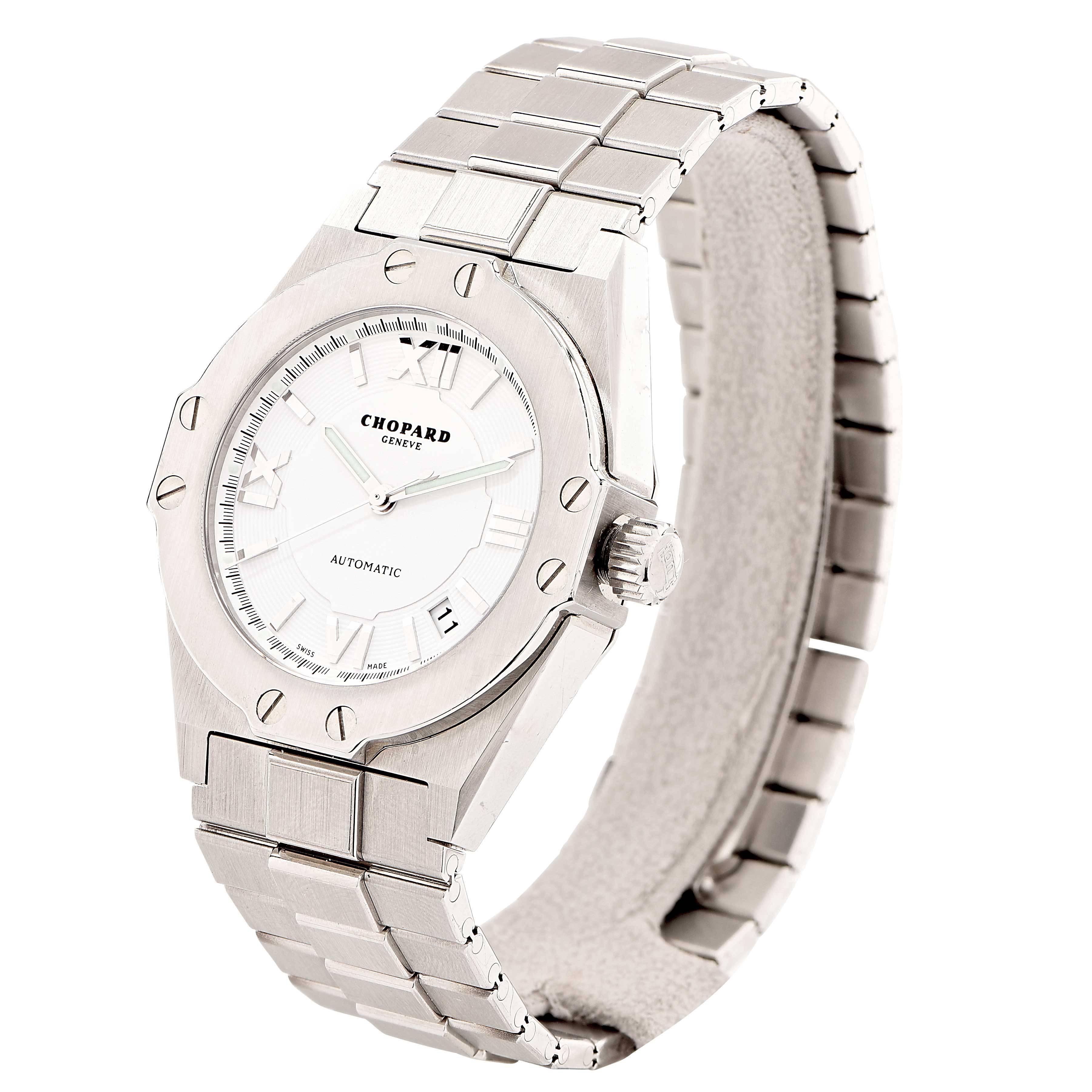 Chopard Gents Stainless Steel St. Moritz Wristwatch at 1stDibs | jet ...