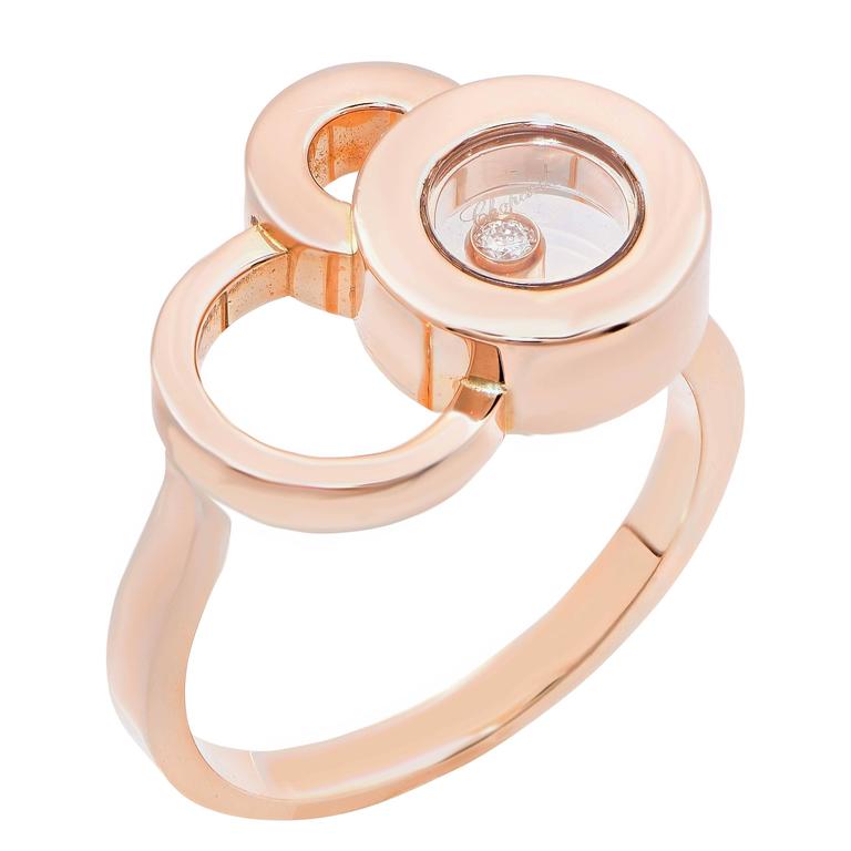 Chopard Rose Gold Happy Dreams Ring at 1stDibs | chopard happy diamonds ...