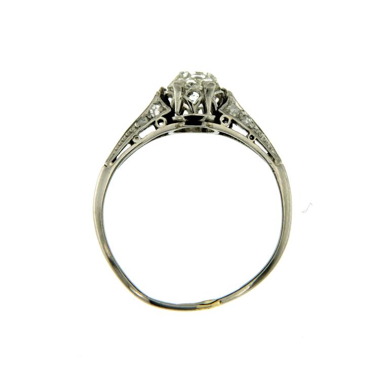 1890 Engagement Diamond Gold Ring at 1stDibs | 1890s engagement ring ...