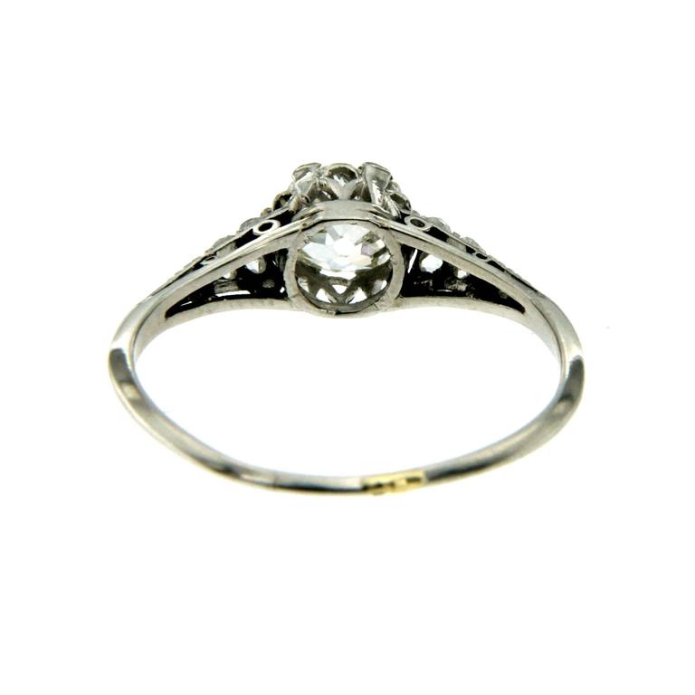 1890 Engagement Diamond Gold Ring at 1stDibs | 1890s engagement ring ...