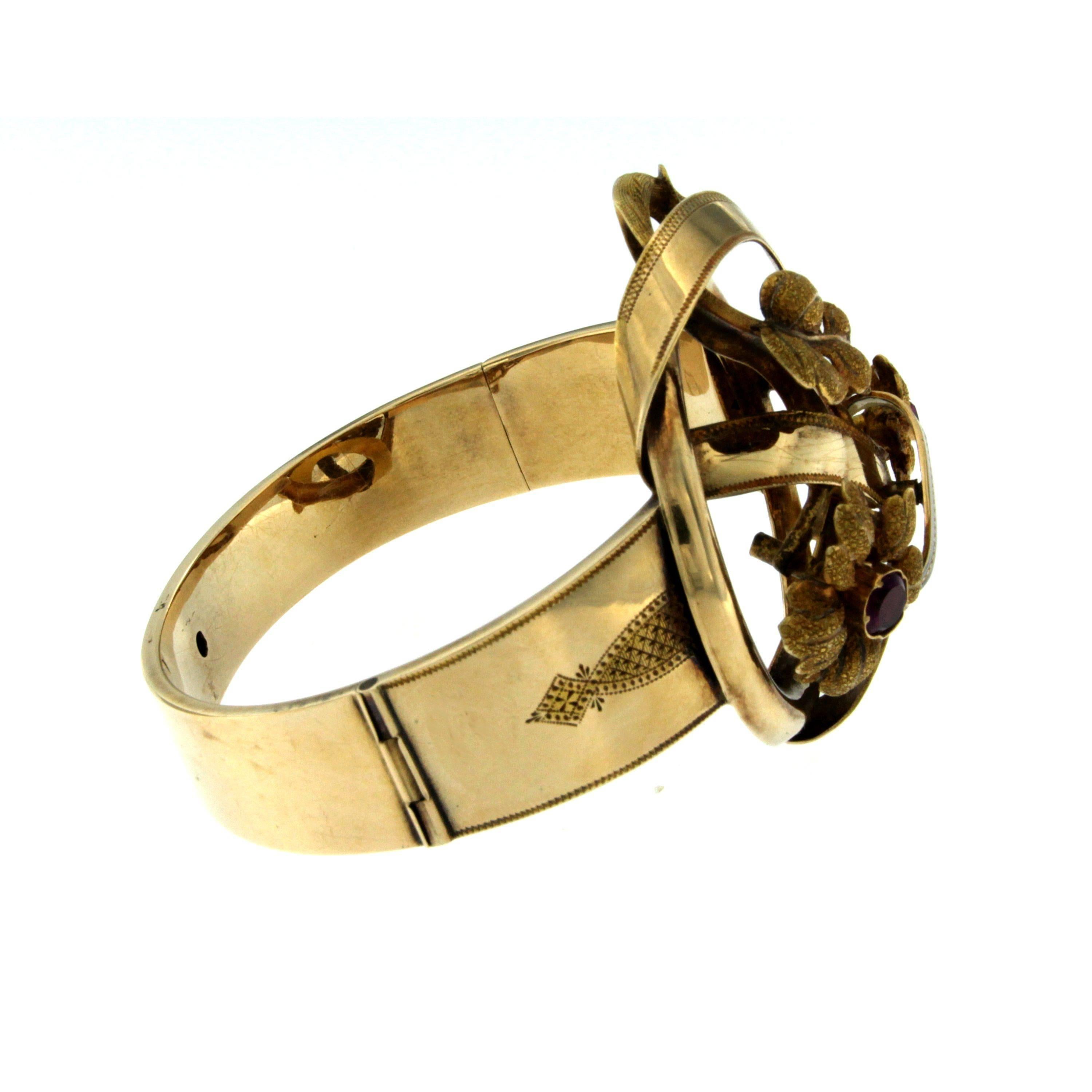 Antique Gold Bangle Bracelet at 1stDibs | antique gold bangle bracelets