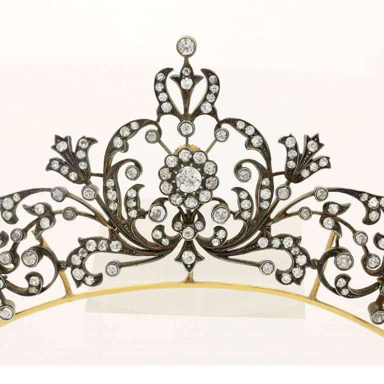 Victorian Diamond Tiara c.1890 at 1stDibs